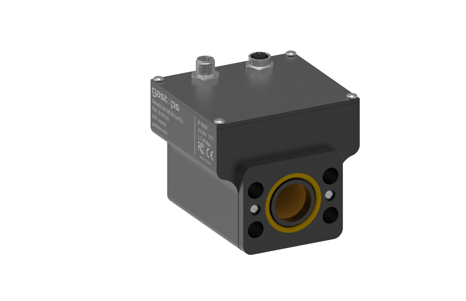 MS3510 Online Oil Debris Monitor Specification Sheet - Gastops Ltd.